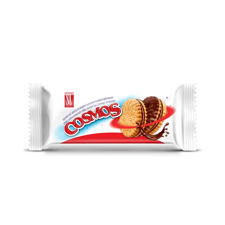 Cosmos sendvič keks kakao fil kakao preliv 130g