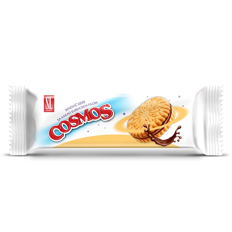 Cosmos sendvič keks kakao fil 180g