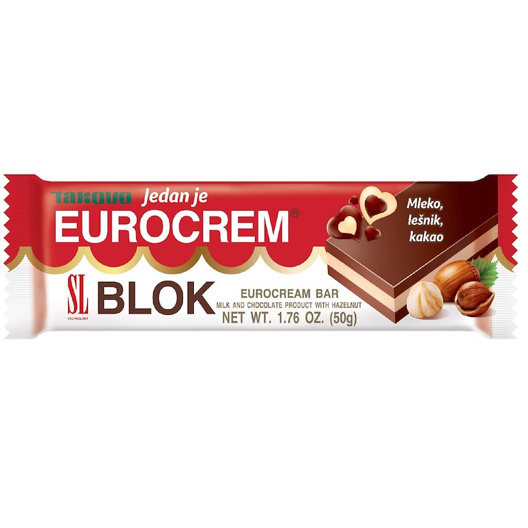 Krem tabla Euro blok Eurocrem 50g