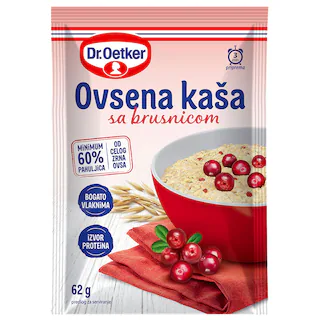 Ovsena kasa sa brusnicom Dr Oetker 62g