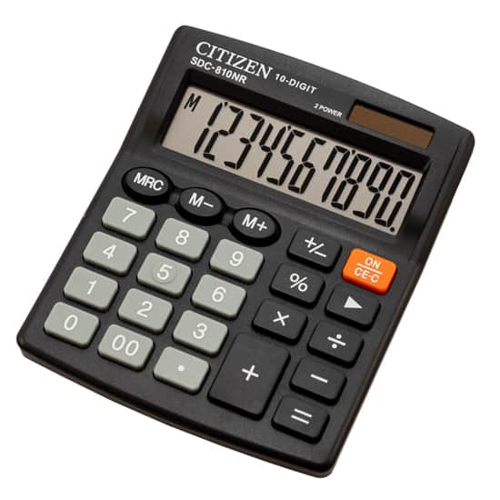 Stoni kalkulator CITIZEN SDC-810NR, 10 cifara