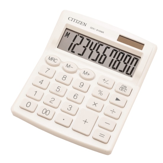 Stoni kalkulator CITIZEN SDC-810 color, 10 cifara