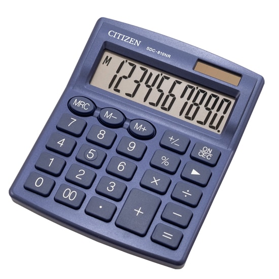 Stoni kalkulator CITIZEN SDC-810 color , 10 cifara