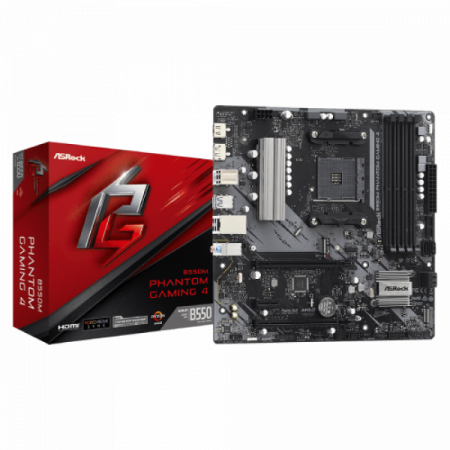 MB AM4 ASRock B550M Phantom Gaming 4 90-MXBE90-A0UAYZ