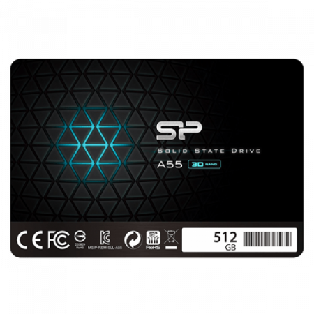 SSD 2.5'' SATA SiliconPower A55 512GB, SP512GBSS3A55S25