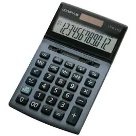 Olympia LCD 4112 kalkulator crna