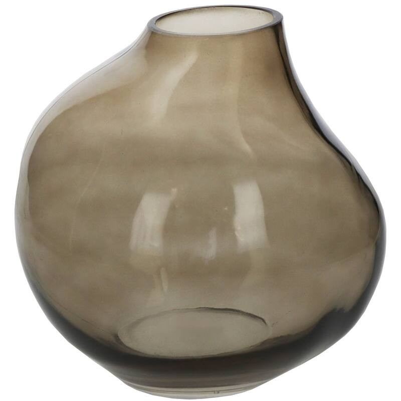 Vaza GLASS 20cm KAL-0386 - Brown - KSN