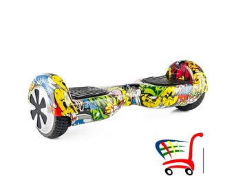 Hoverboard 6.5 inca Elektricni skejt vise dezena - Hoverboard 6.5 inca Elektricni skejt vise dezena