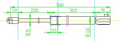 AMORTIZER HAUBE (588L-300N)