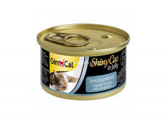 SHINY CAT JELLY tuna i skampi - konzerva za macke 70 g