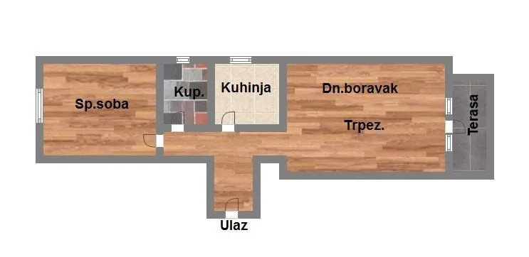 Prodaja, stan, 41m2, Petrovaradin, Novi Sad