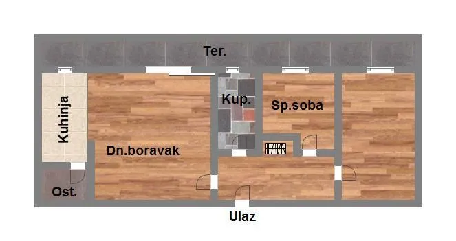 Prodaja, stan, 72m2, Salajka, Novi Sad, Novi Sad