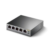 TP LINK Switch Gigabit 5x RJ45 10/100/1000Mbps (4x PoE port) 56W PoE napajanje metalno kuciste (TL-SG1005P)