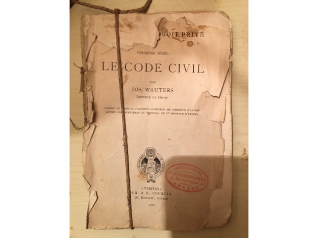 LE CODE CIVIL 1919-premiere serie