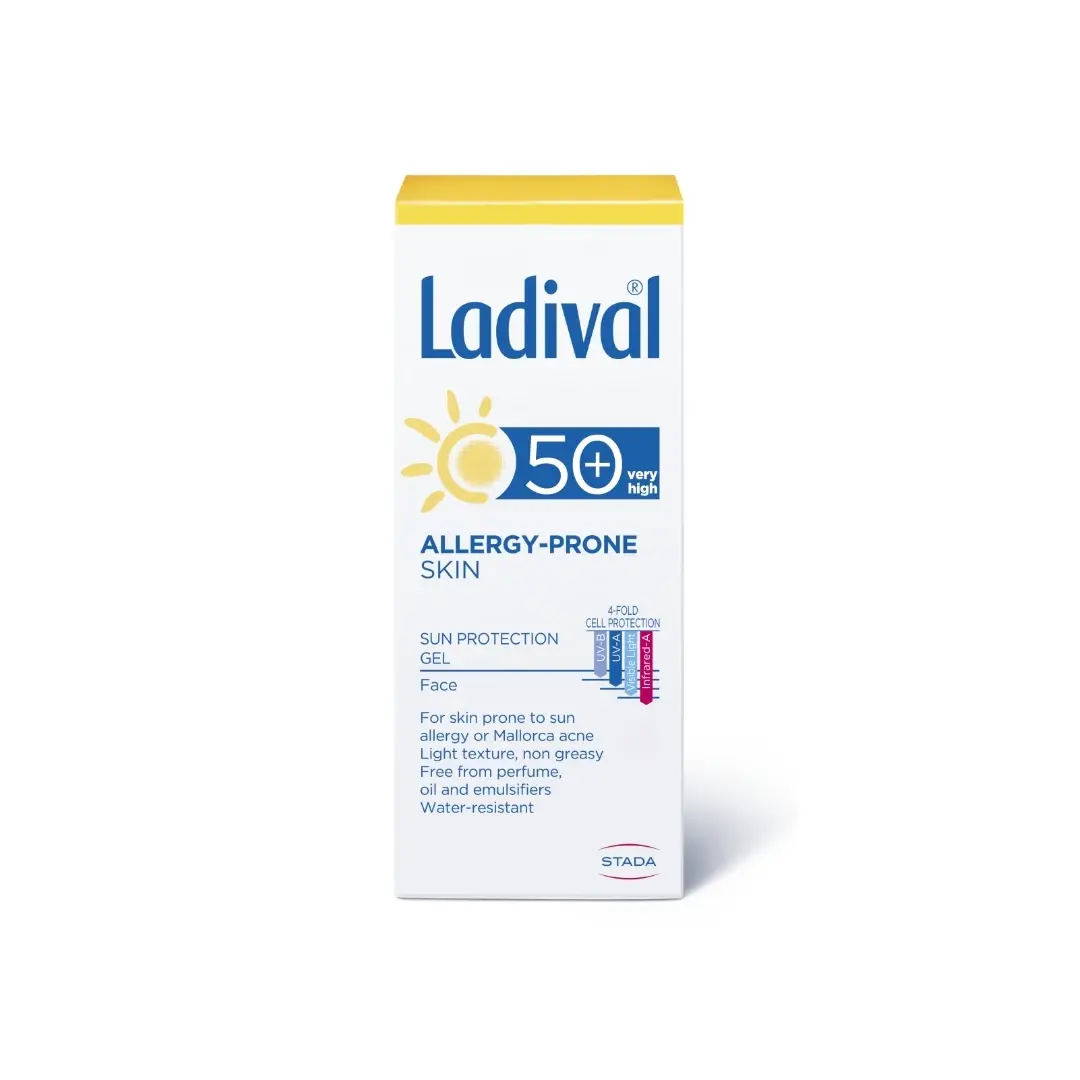 LADIVAL Gel za zaštitu od sunca za kožu sklonu alergijama SPF 50+ 50 ml