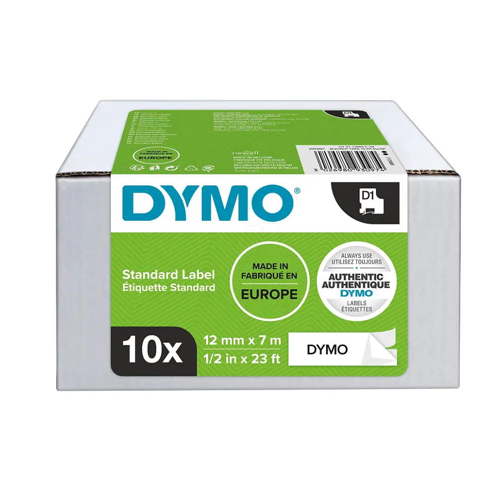 DYMO Traka bela sa crnim tekstom D1 12x7 10/1 Promo