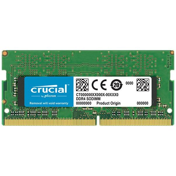 CRUCIAL 4GB DDR4-2666 SODIMM CL19 (4Gbit), EAN: 649528787286