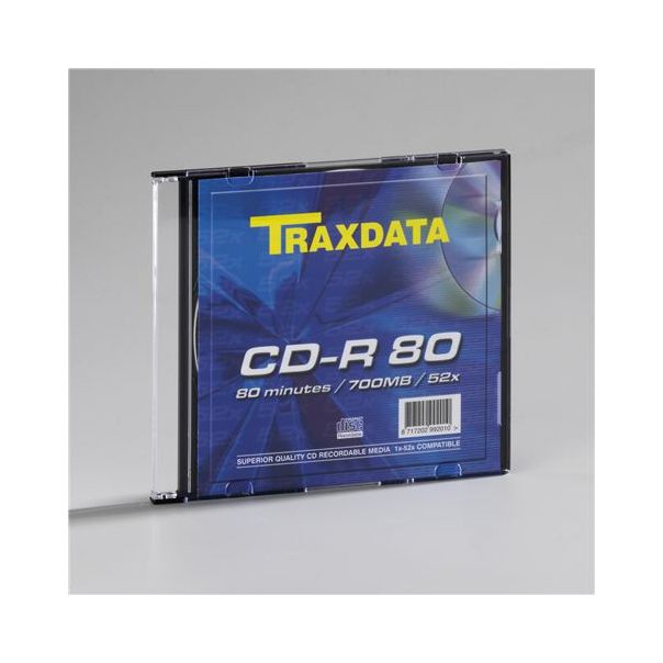 MED CD disk TRX CD-R 52x SLIM BOX 1