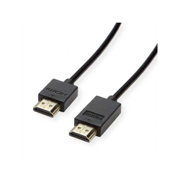 SECOMP Roline HDMI Ultra HD Cbl+Eth act M/M 5.0m