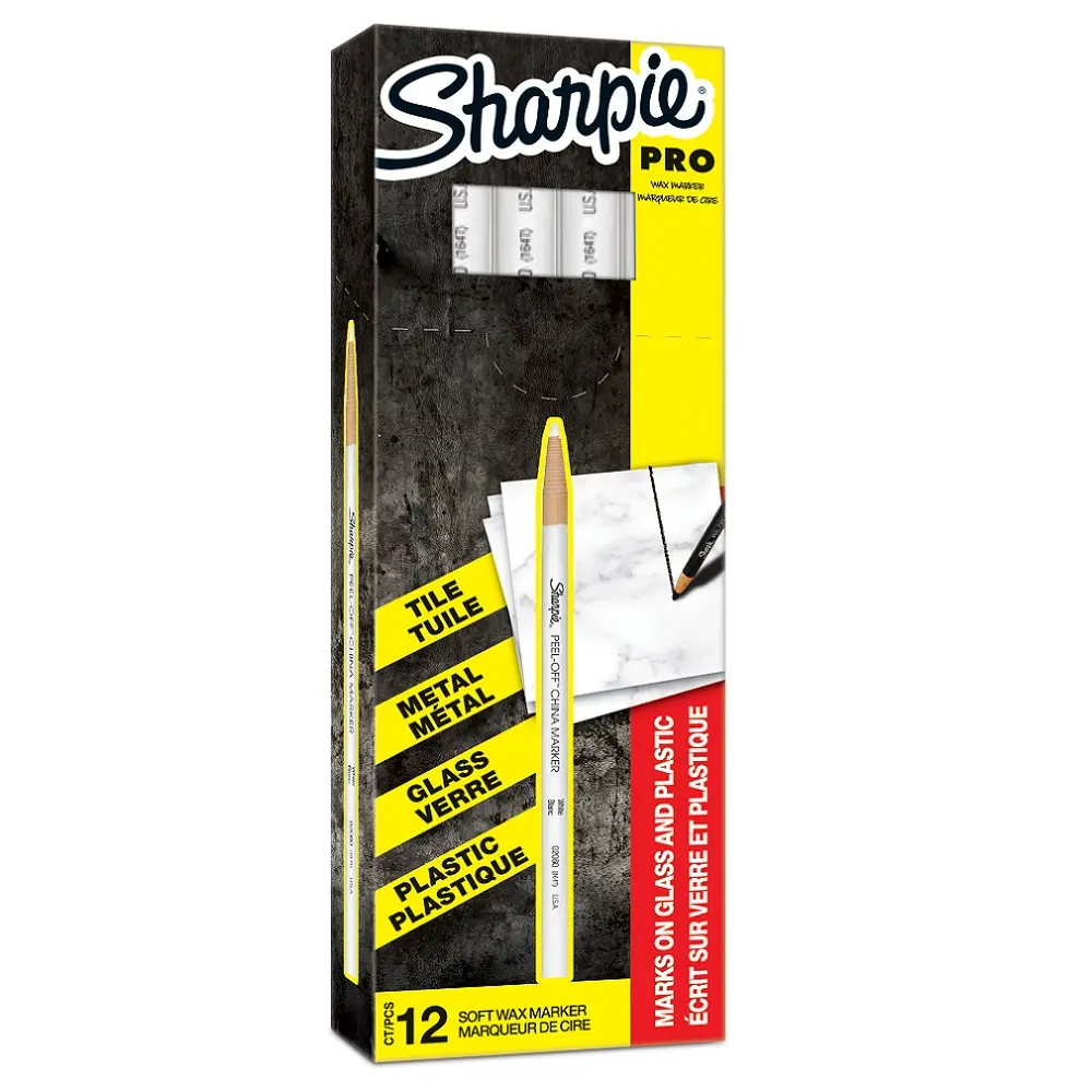 SHARPIE Marker za staklo i plastiku beli