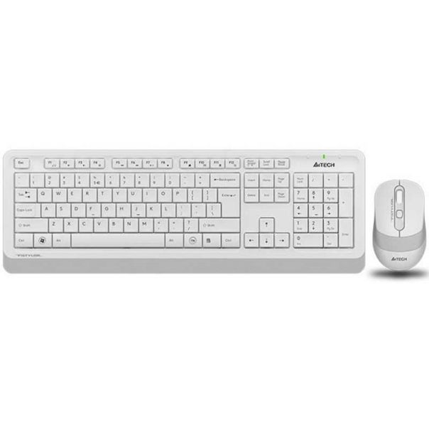 A4 TECH Bežična tastatura i miš FG1010 FSTYLERB beli