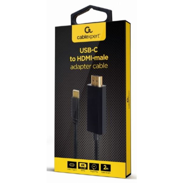 GEMBIRD A-CM-HDMIM-01 USB-C male to HDMI-male adapter