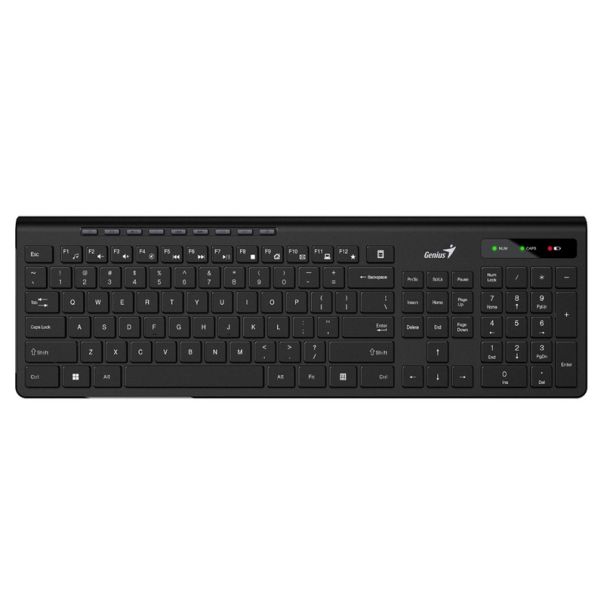 GENIUS SlimStar 7230 USB US crna tastatura