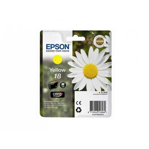 EPSON Ink (T1804) Yellow