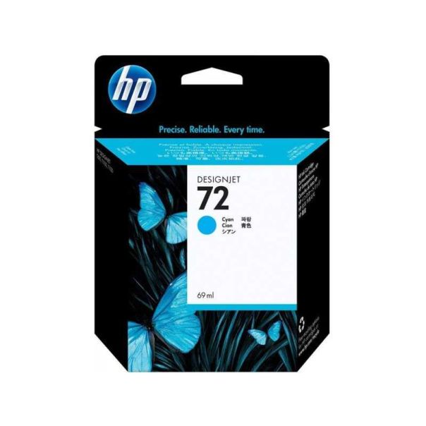 HP 72 69-ml Cyan DesignJet Ink Cartridge (C9398A)