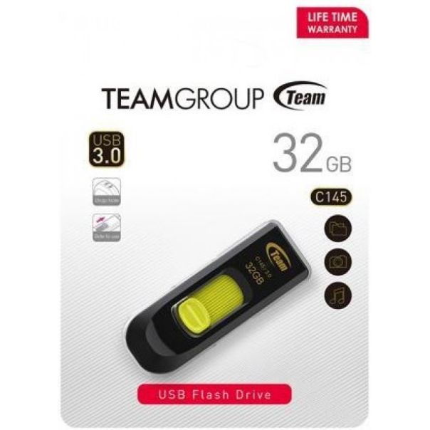 TEAM GROUP TeamGroup 32GB C145 USB 3.2 YELLOW TC145332GY01