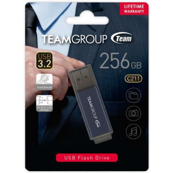 TEAM GROUP TeamGroup 256GB C211 USB 3.2 BLUE TC2113256GL01