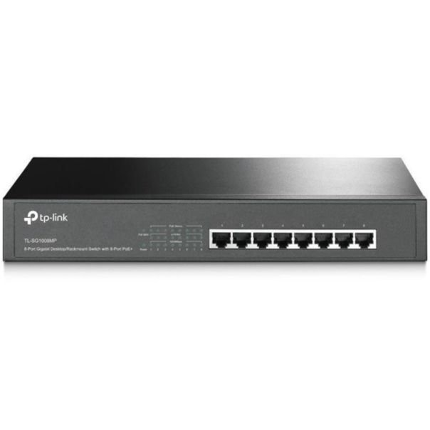 TP LINK Switch TP-LINK TL-SG1008MP Gigabit 8x RJ45 10 100 1000Mbps 8x PoE+ Rackmount metalno kućište