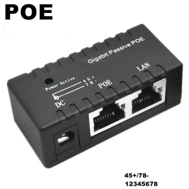 GEMBIRD POE-INJ-4811 48V/1A 130W, 1000mbps Passive POE injector