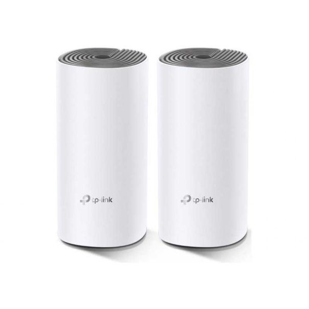 TP LINK Wi-Fi Whole-Home Mesh AC1200 Dual-Band 300/867Mbps DECO E4 (2-PACK)