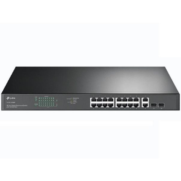 TP LINK Switch TP-LINK TL-SG1218MP Gigabit 18xRJ4510 100 1000Mbps 16-Port PoE+ Rackmount