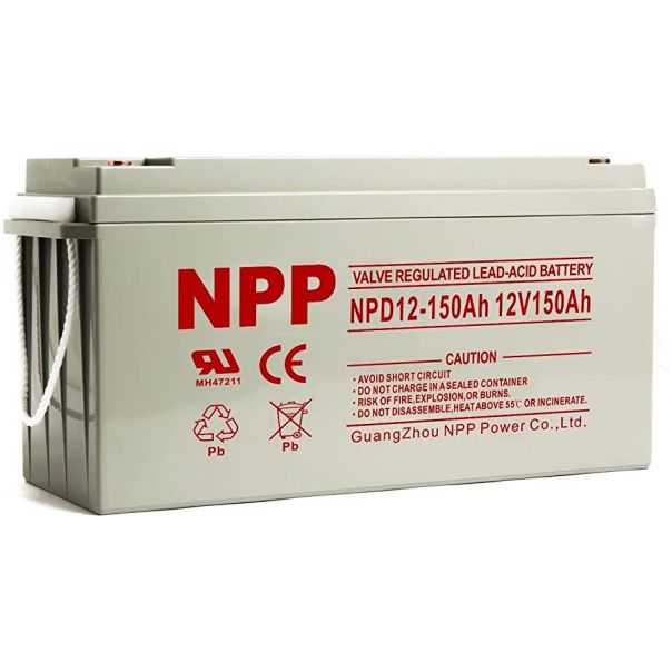 NPP NPG12V-150Ah, GEL BATTERY, C20=150AH