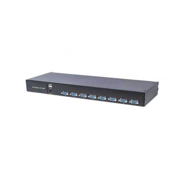 INTELLINET Modular 8-Port VGA KVM Switch 8x4-in-1 USB/PS/2 507776