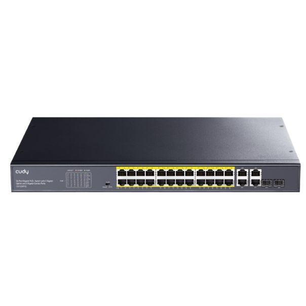 CUDY GS1028PS2 PoE+ 24port Gigabitni switch