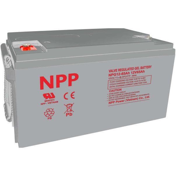 NPP NPG12V-65Ah, GEL BATTERY, C20=65AH