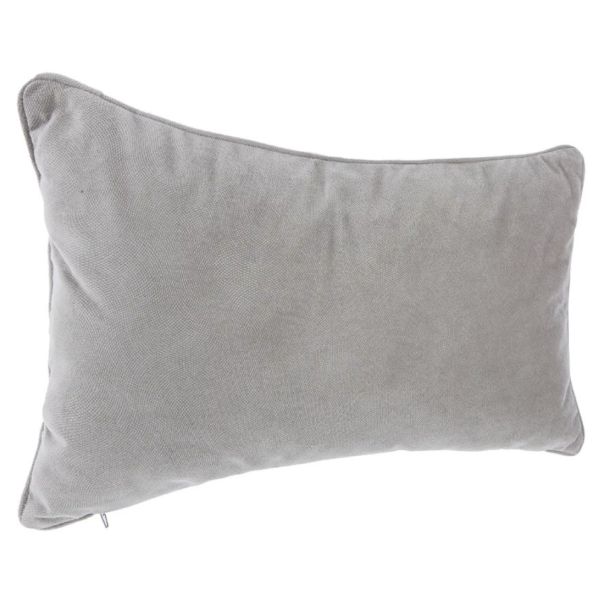 ATMOSPHERA Dekorativni jastuk Lilou 30x50cm poliester svetlo siva