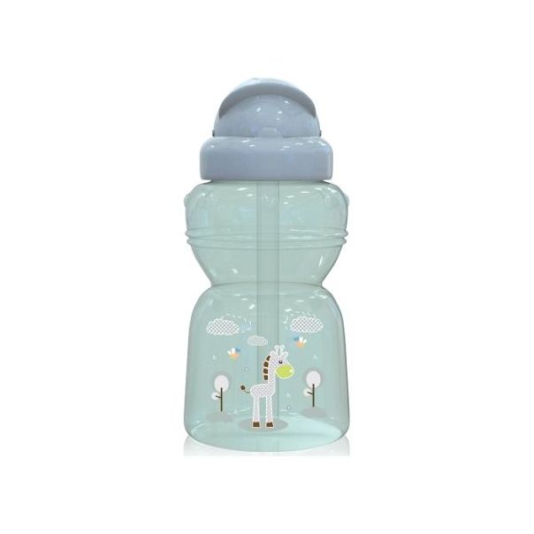 LORELLI Flašica sportskasa slamčicom 325 ml Animals mint green