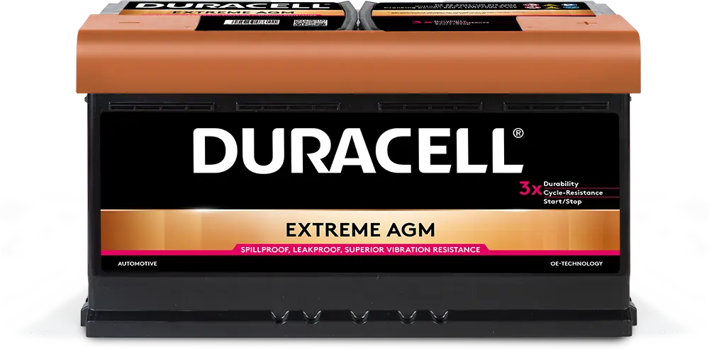 DURACELL Akumulator EXTREME AGM 12v, 92Ah, D+, 850A, 354*175*190, stop-start sistem