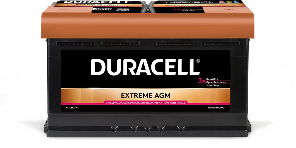 DURACELL Akumulator EXTREME AGM 12v, 80Ah, D+, 800A, 315*175*190, sa gelom