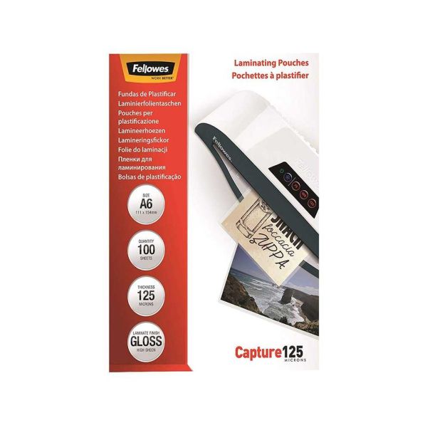 FELLOWES Folija za plastificiranje 125my A6 sjajna pk100 5307201