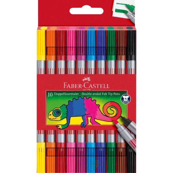 FABER CASTELL Flomaster školski 1/10 dupli 151110