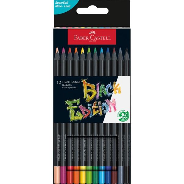 FABER CASTELL Drvene bojice1/12 black edition 116412