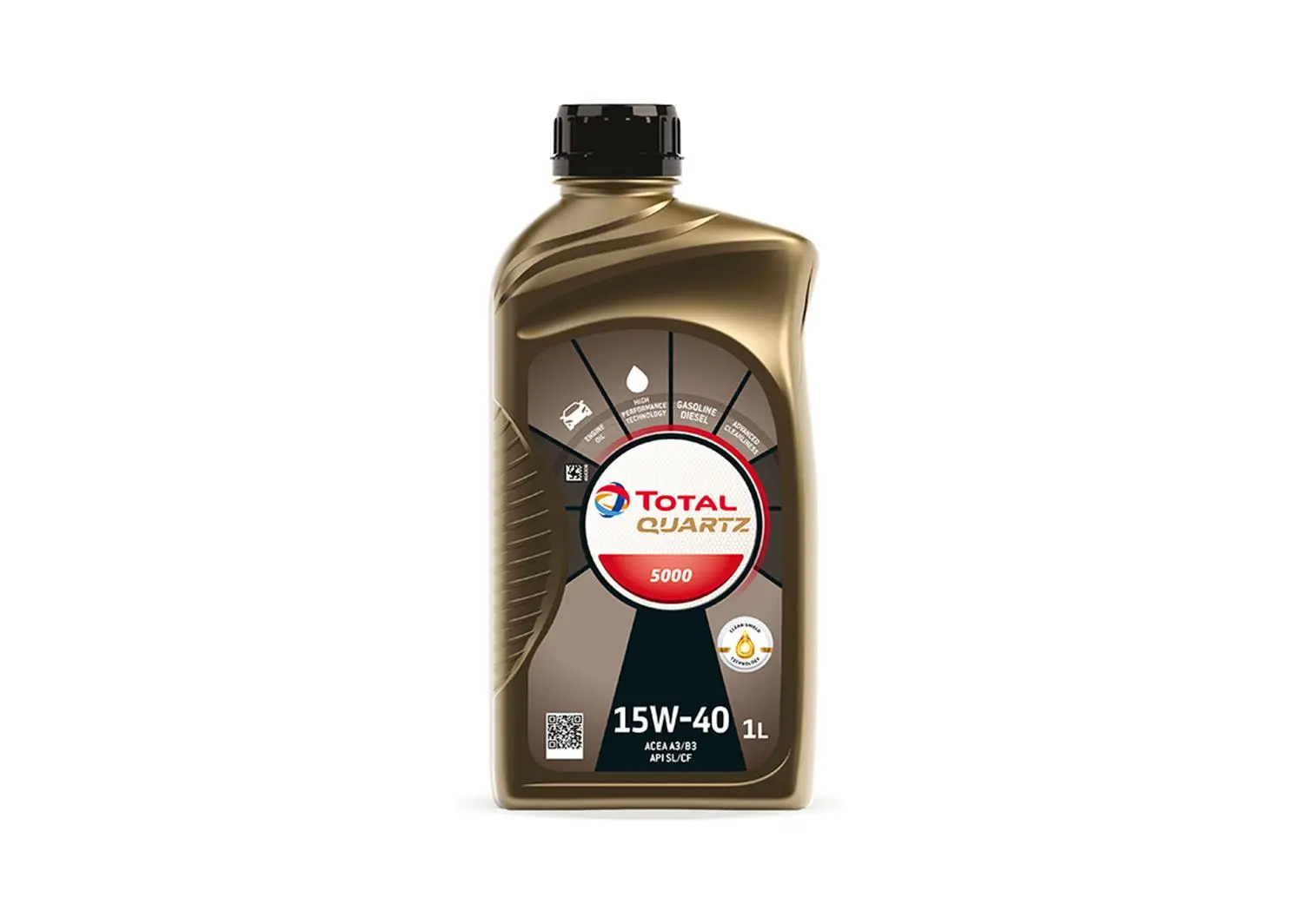 TOTAL Ulje za motor Q5000, 20W-50, 1L