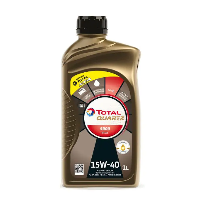 TOTAL Ulje za motor Q5000D, diesel, 15W-40, 1L