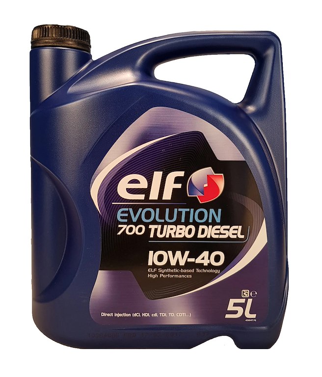 ELF Ulje za motor EVOLUTION 700 TURBO DIESEL, 10W-40, 5L