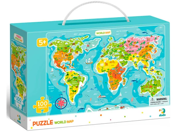 Dodo Puzzle Mapa Sveta A066233